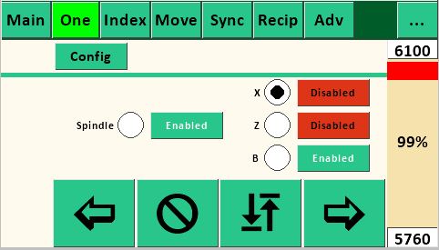 Used to initiate movement in the indicated direction on an axis ...